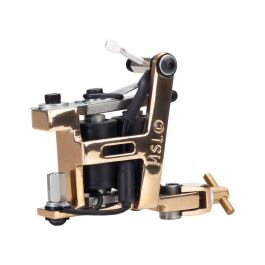 Micky Sharpz - Brass Hybrid Tattoo Machine - Liner / Colour / Shader ...